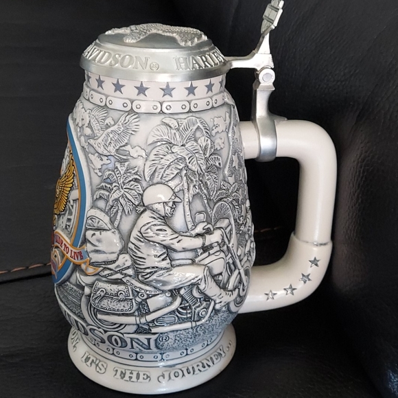 Harley-Davidson | Other | Harley Davidson Collector Stein Handmade In ...